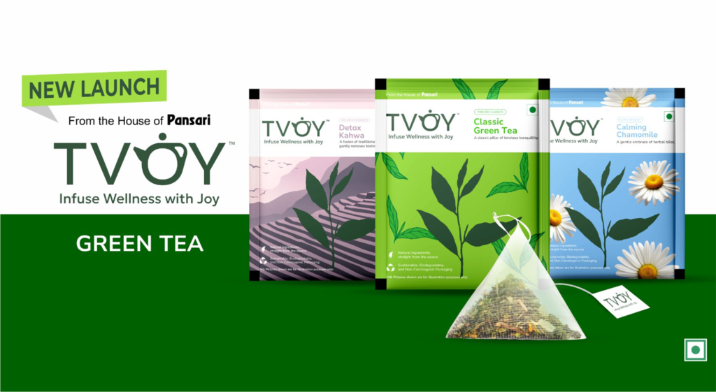 Pansari Group launches TVOY GREEN TEA at AAHAR 2024 - FFOODS Spectrum